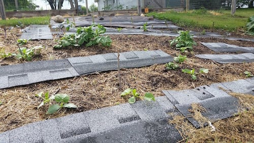 Repurposing old roof materials